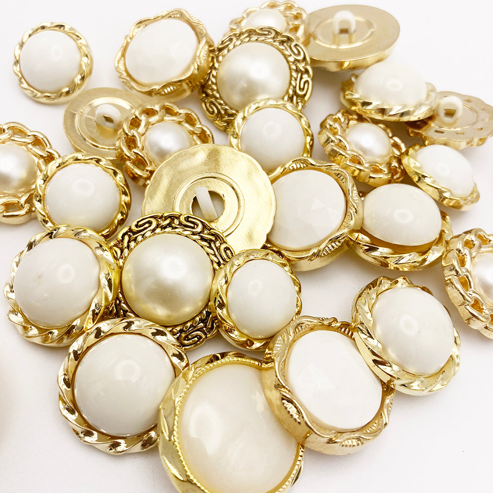 Gold Rim Button Mixes – Home Sew